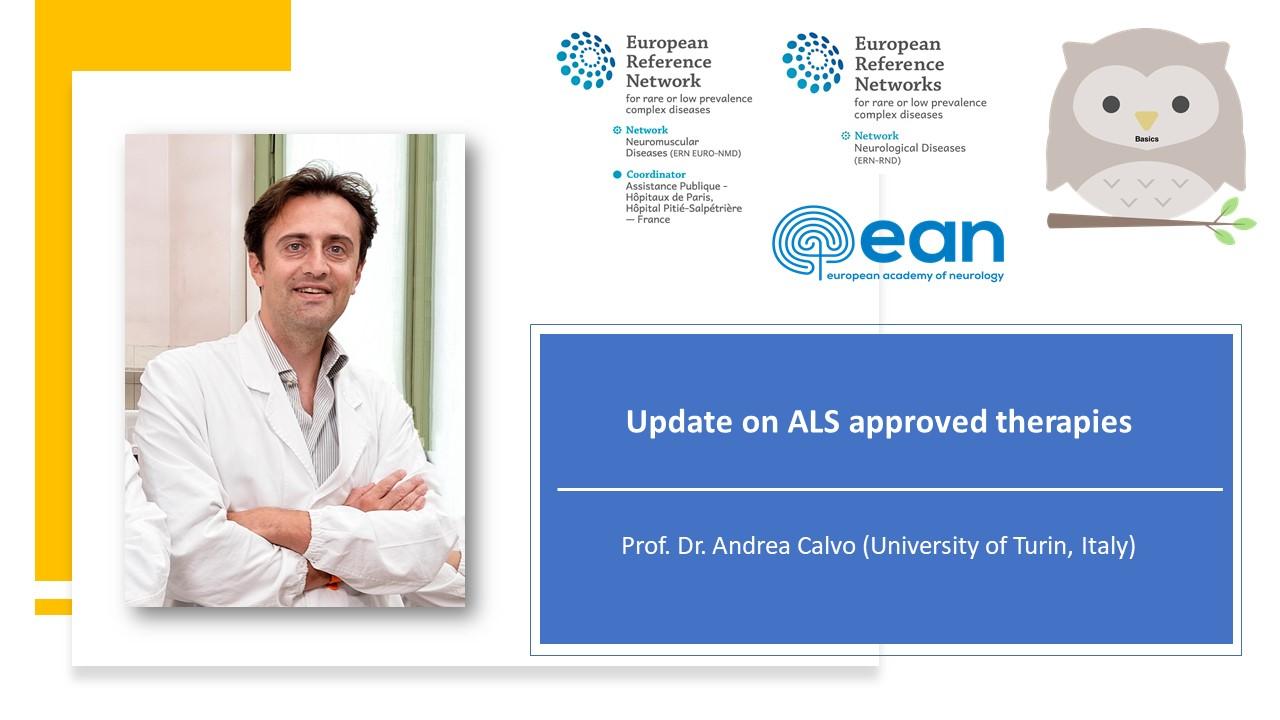 Update on ALS approved therapies - European Reference Network
