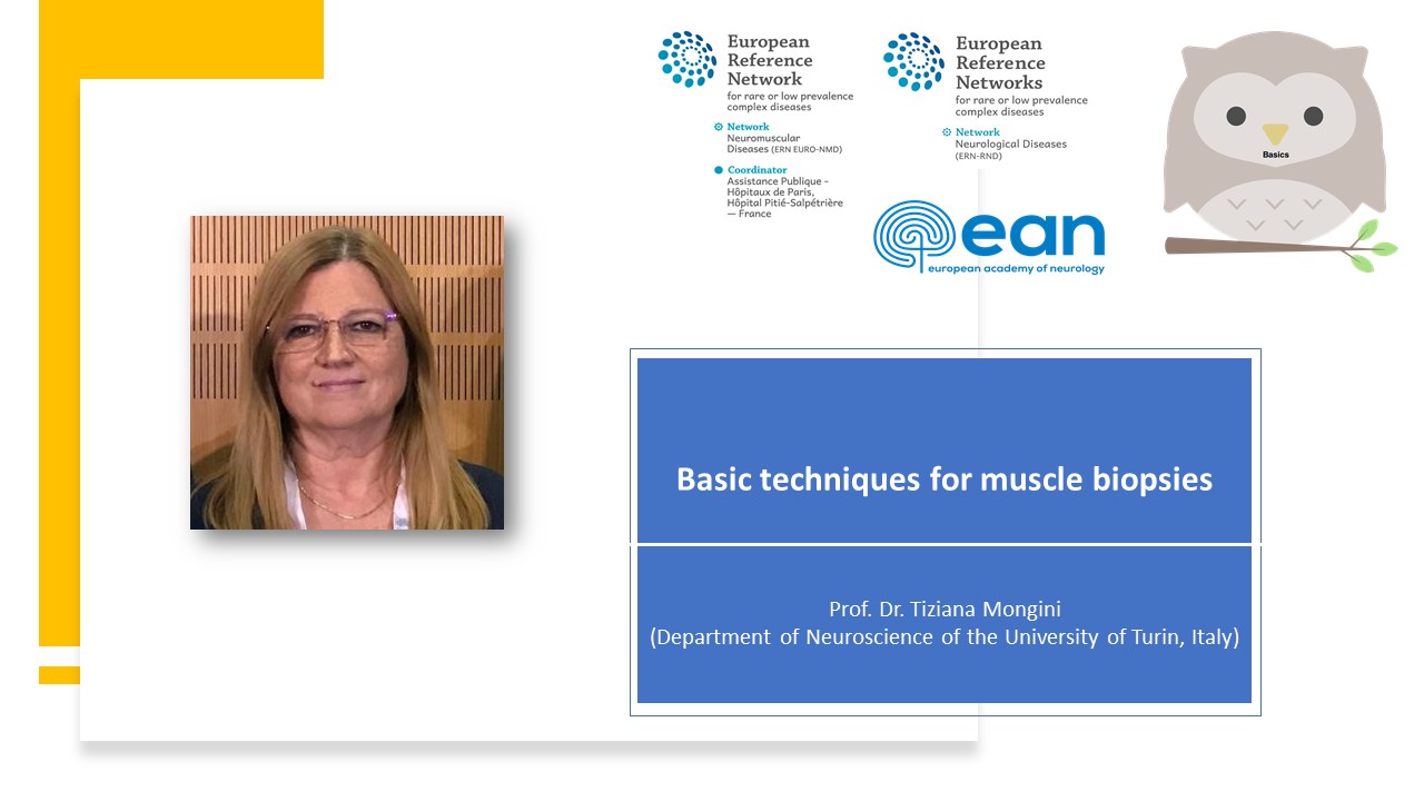 Basic techniques for muscle biopsies - European Reference Network